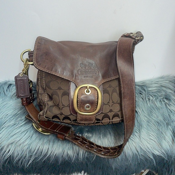 Coach | Bags | Coach Bleeker Signature Shoulder Bag | Poshmark